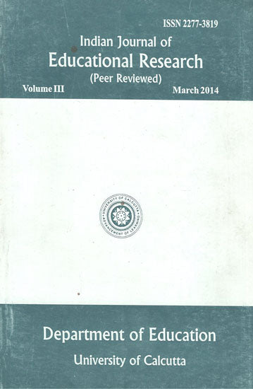 Indian Journal of Educational Research: Peer Reviewed- Voume III (Old ...