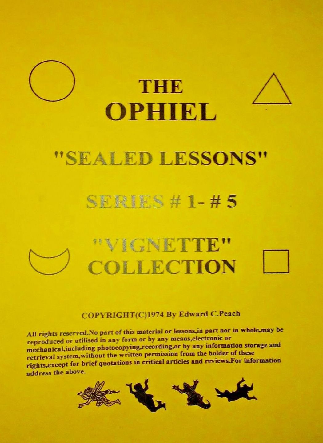 Complete Collection of Ophiel's (Edward C. Peach) Correspondence Cours ...